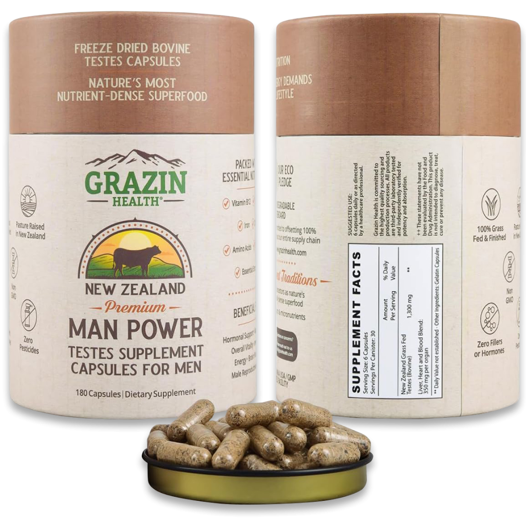Man Power (Testes) Capsules - GRAZIN HEALTH